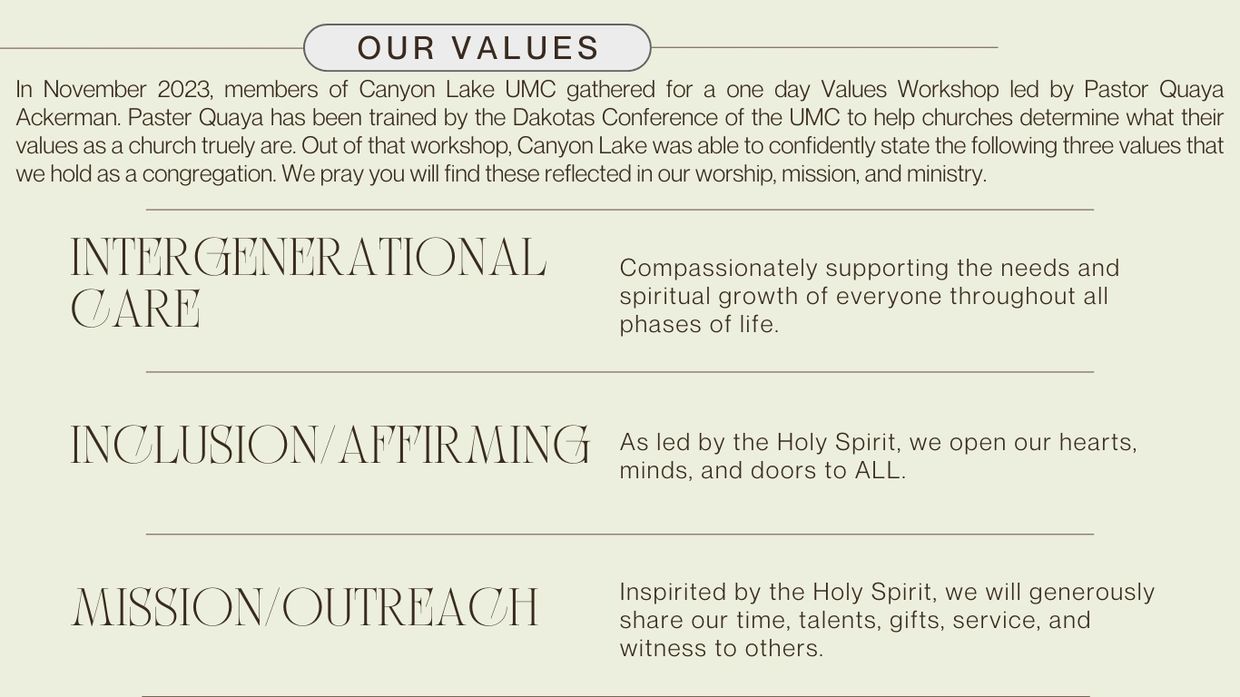Our Values